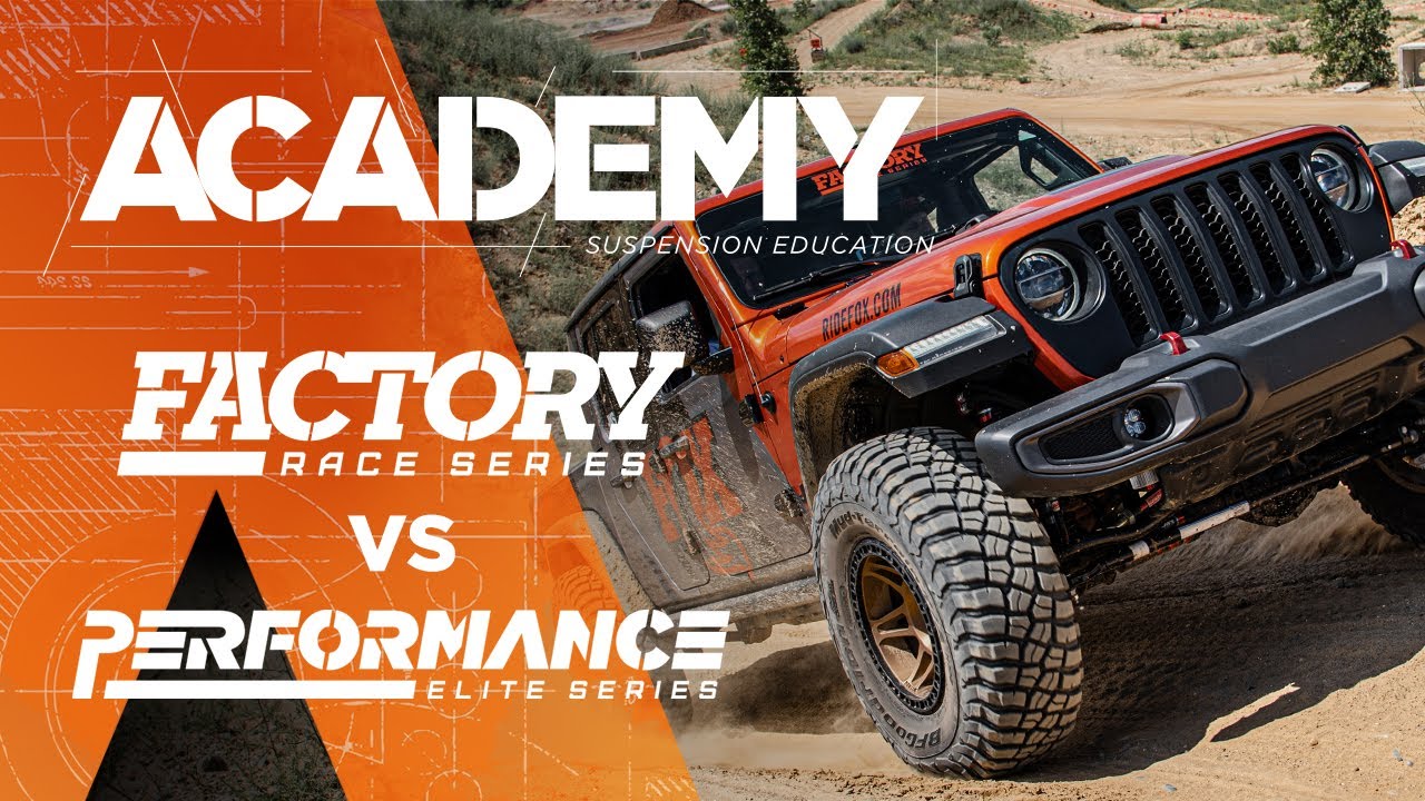 FOX Academy: Ride Comparison – Factory 3.0 vs. Performance Elite 2.5 S ...